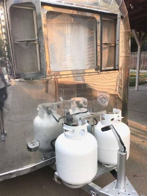 Airstream Travel Trailer With Propane Tanks
