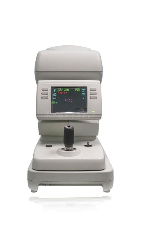 Automatic Refractometer Closeup Of Modern Auto Refractometer In Optical Store Technologies In