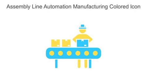 Automated Assembly Icon Powerpoint Presentation And Slides Slideteam
