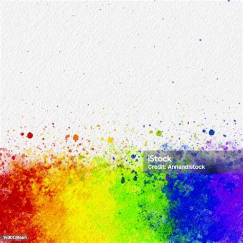 Lgbt 자존심 수채화 배경 Lgbtq 배경을위한 일러스트 레이터 수채화 스플래시 배너 레드 레드 레드 노란색 녹색 파란색 웹