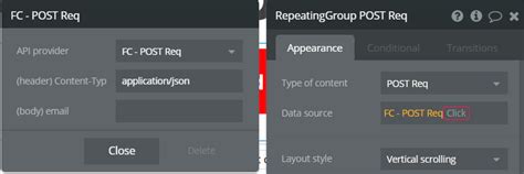 showing api data in a repeating group apis bubble forum
