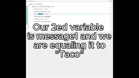 Printing With Variables In Java Pt2 Youtube
