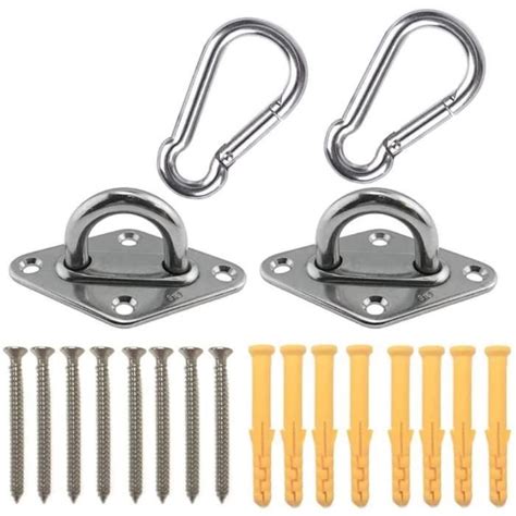 Kit De Suspension Robuste Avec Crochets Pour Hamac Chaise Etc