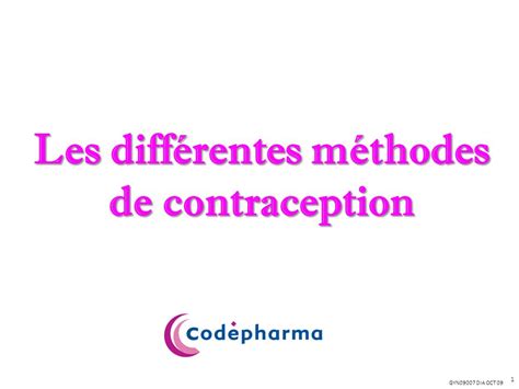 Les Différentes Méthodes De Contraception Pdf Etude Az