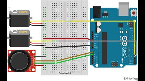 arduino tutorial servo motor control with joystick waqas farooq youtube