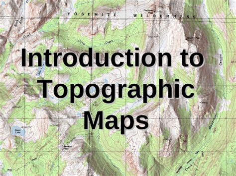 PPT Introduction To Topographic Maps Topographic Maps Two Dimensional Model Of The Earths