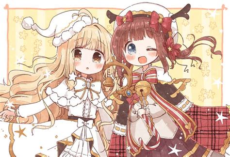 铃鹿与尼古拉 插画师ねこざとう的童话风女孩插画图片 Bobopic