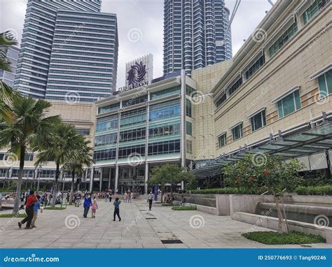 Suria KLCC Shopping Mall And Kuala Lumpur Cityscape Malaysia Editorial