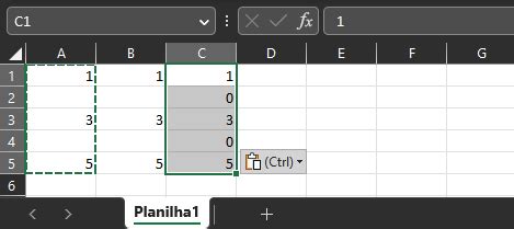 VBA Colar Valor Colar Especial Automate Excel