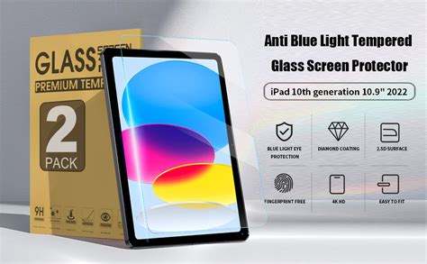 Zenrich 2pack Screen Protector For Ipad 109 10th