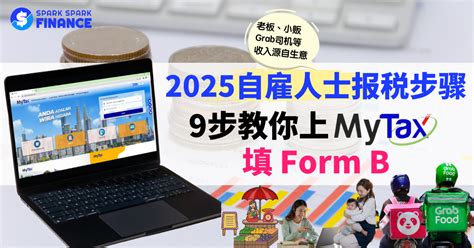 自雇人士报税2025 E Filing：form B Lhdn 是什么？怎么填？ Spark Spark Finance