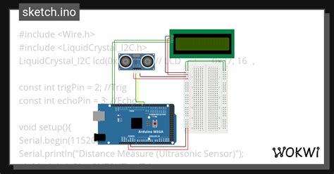 Pulseinultrasonicdistancesensor Wokwi Esp32 Stm32 Arduino Simulator