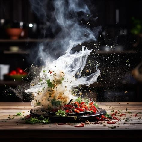 Premium Ai Image Hot Vegetable Dish Generated By Ai