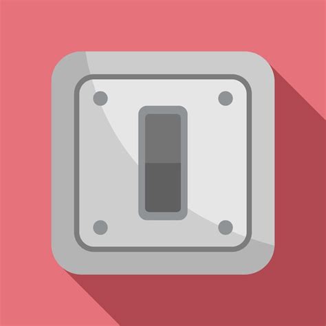 Premium Vector Electric Switch Icon Flat Illustration Of Electric Switch Vector Icon For Web