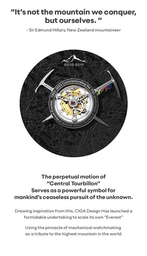 Ciga Design Central Tourbillon Mount Everest Homage Edition