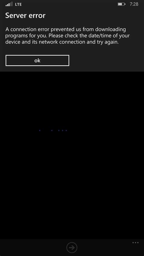 Server Error Anyone Know What This Is About Rwindowsphone