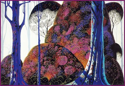 Eyvind Earle Illustration Contemporaine Rose Artiste
