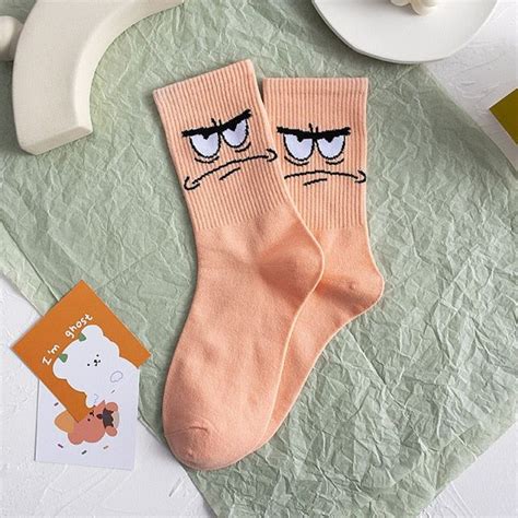 Spongebob Socks Soft Girl Spongebob Non Slip Socks