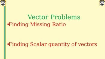 Vector Problem 1 By Joseph Mills Dadson TPT