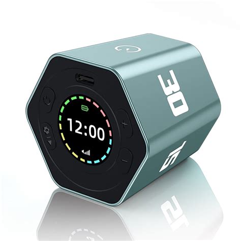 Portable Cube Timer Gravity Sensor Rotating Timer Count Up Down