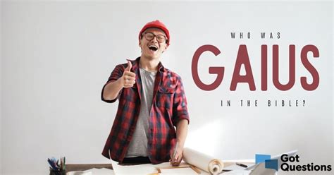 Who Was Gaius In The Bible