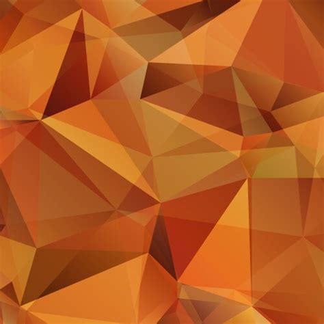 Orange Triangle Geometric Pattern Free Vector Orange Triangle Vector