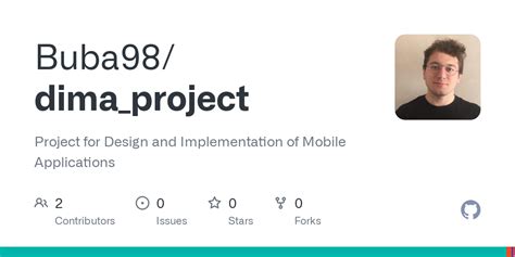 Github Buba Dima Project Project For Design And Implementation Of Mobile Applications