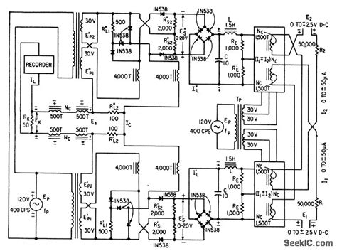 Fourquadrantanalogmultiplier Amplifiercircuit Circuit Diagram