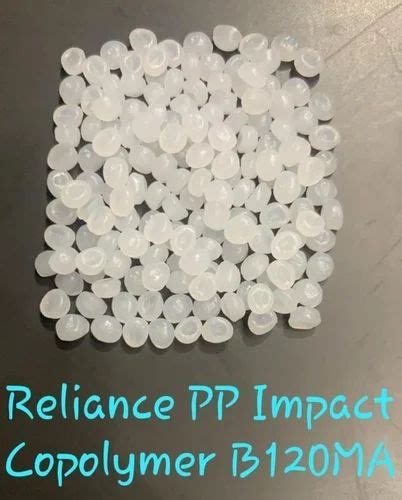 Ppcp White B120ma Reliance Pp Impact Copolymer Granules For Injection