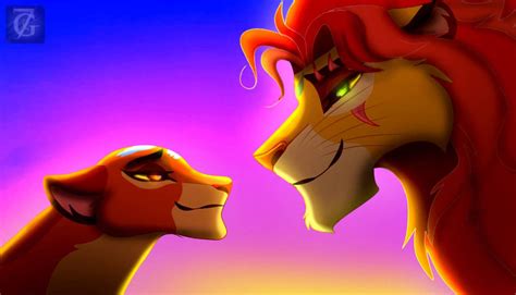 Can You Feel The Love Tonight [kion And Rani] By Goldenlion7 On