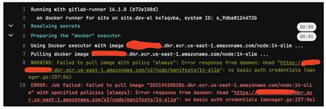 How To Use Private Aws Ecr Image From Gitlab Stack Overflow