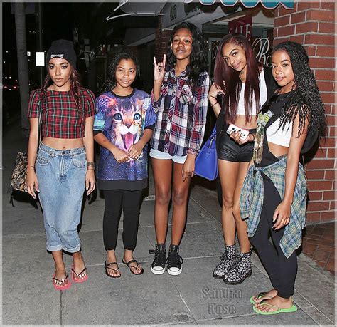 Eddie Murphys Daughters Leave Beverly Hills Nail Salon Sandra Rose