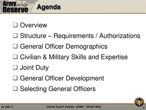 Ppt Army Reserve General Officer Corps Powerpoint Presentation Free