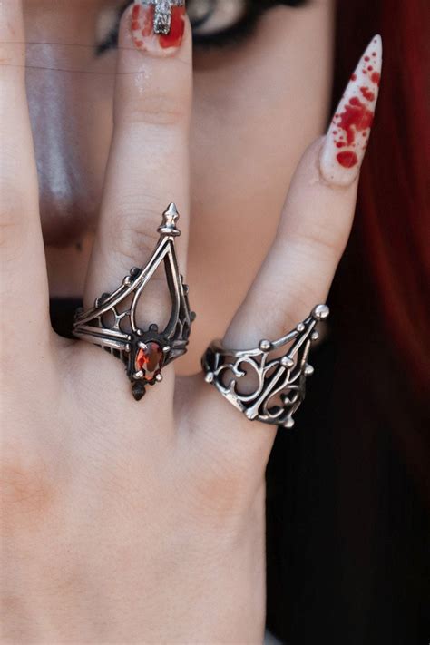 Spirescape Ring Silver Vampirefreaks