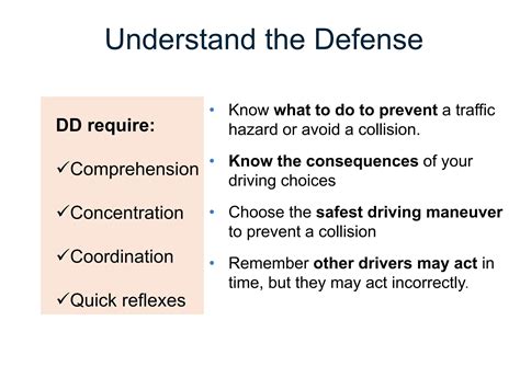 Introduction To The Defensive Driving Course Ddc Pptx