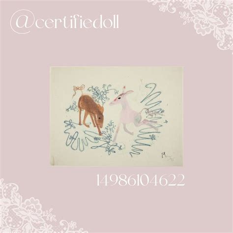 Bloxburg Wall Art Decalcode Jeux