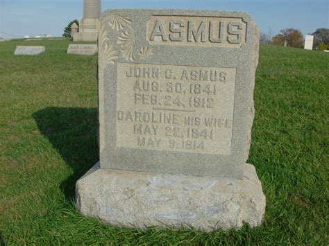 Caroline Trapp Asmus 1841 1914 Find A Grave äreminne