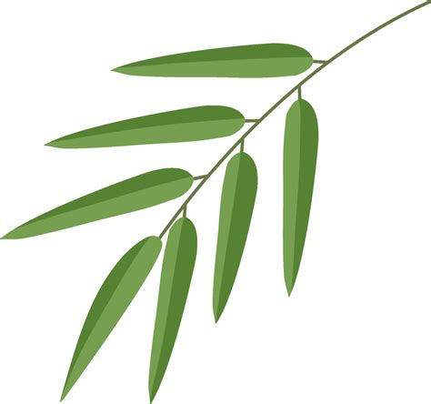 Bamboo Leaf Pieces 44765236 Png