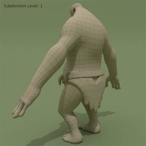 만화 몬스터 판타지 오우거 3d 모델 29 3ds Blend Fbx Ma Obj Free3d