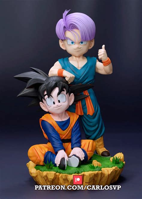 Goten And Trunks Diorama 3d Print Model Free High Quality Models For