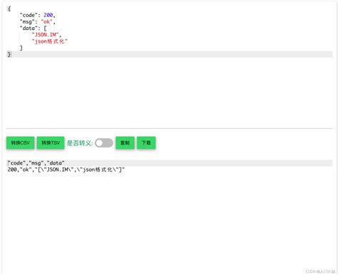 Json Csv Tsv Infoq