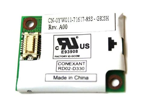 Dell Precision E6400 Pp27l Series Modem Card Yw011 0yw011 Cn Yw011