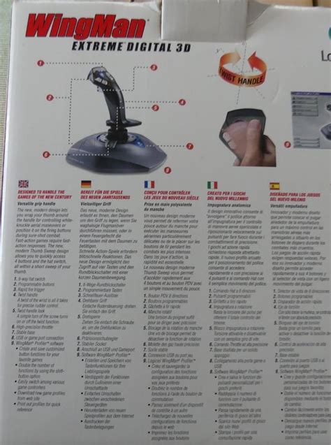 Logitech Wingman Extreme Digital 3d Joystick Flightstick Kaufen Auf