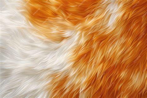 Cat Fur Texture Background Ginger And White Cat Fur Texture Premium