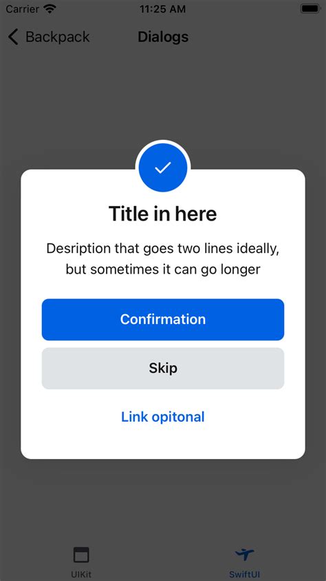 Swiftui Dialog