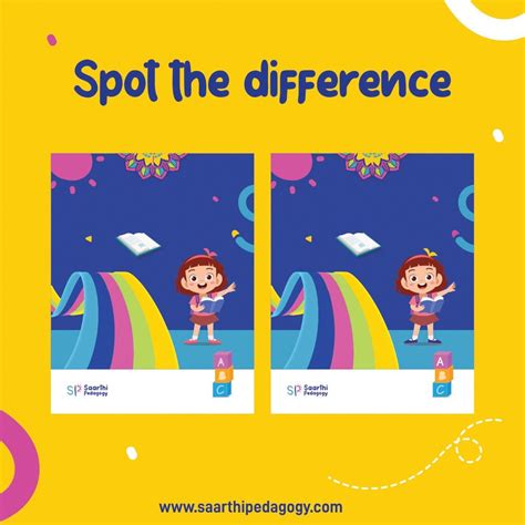 Saarthi Pedagogy Pvt Ltd On Linkedin Spot The Difference The Rules Are Simple Identify The
