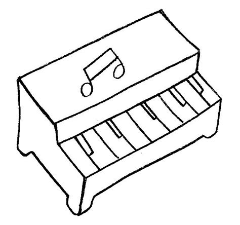 Piano Para Colorir Imagui
