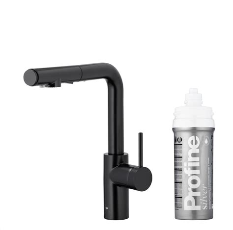 jednouchwytowe stojące DUERO PURE BASIC BLACK bateria kuchenna z