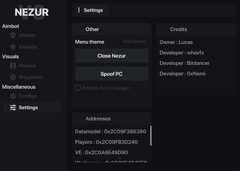 Nezur External Key Bypass Lifetime License Roblox 1cheats
