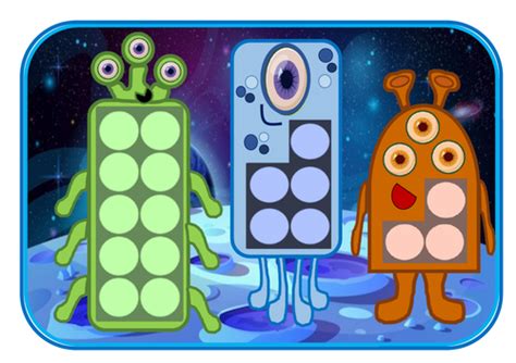 Numicon Aliens And Rockets Teaching Resources